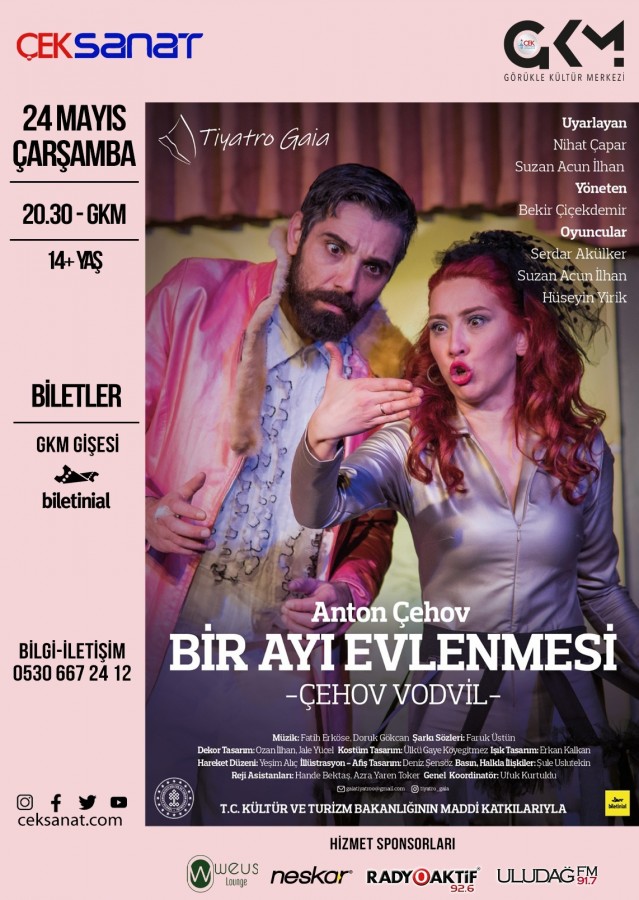 Çeksanat Organizasyonu "dışarıda hiçbir şey var" oyununa Bursalılardan ...