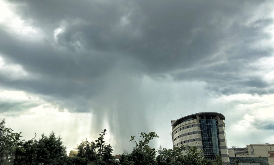 Bursa'da, yağmur bulutu manzarası şaşırttı - Bursa Haberleri - Bölge ...