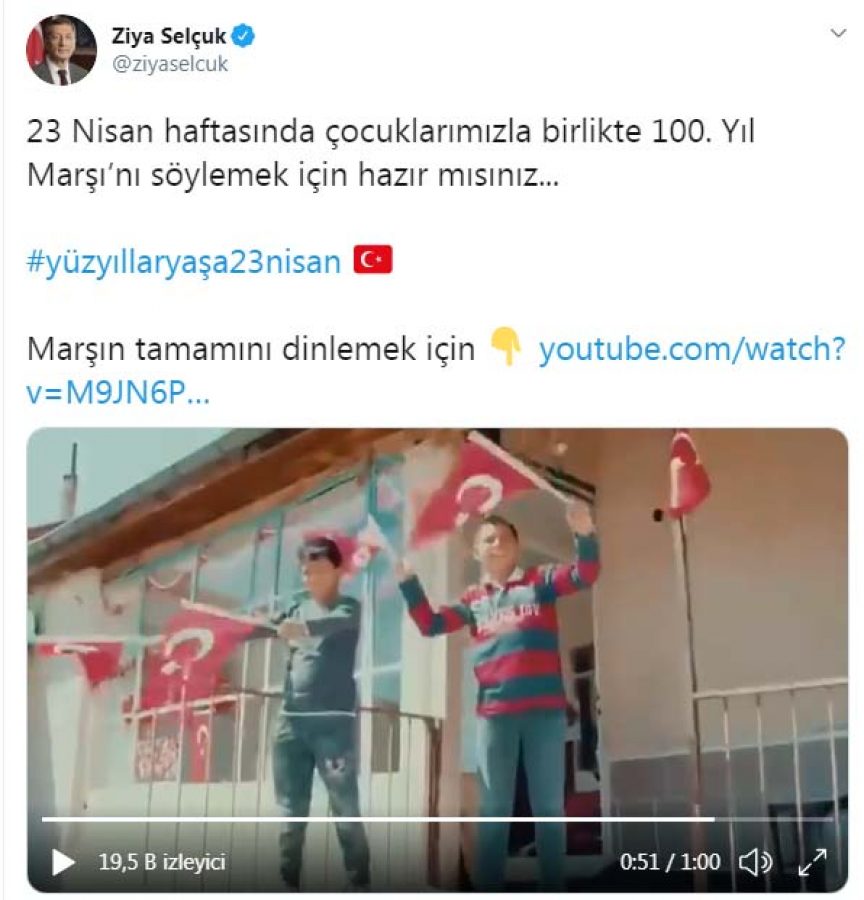 MEB'den 23 Nisan'a özel '100'üncü Yıl Marşı' - Güncel Haberler ... MEB'den 23 Nisan'a özel '100'üncü Yıl Marşı' - Güncel Haberler ...