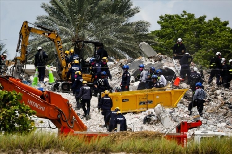Miami'de çöken binada arama çalışmaları sonlandırıldı - Dünyadan ...