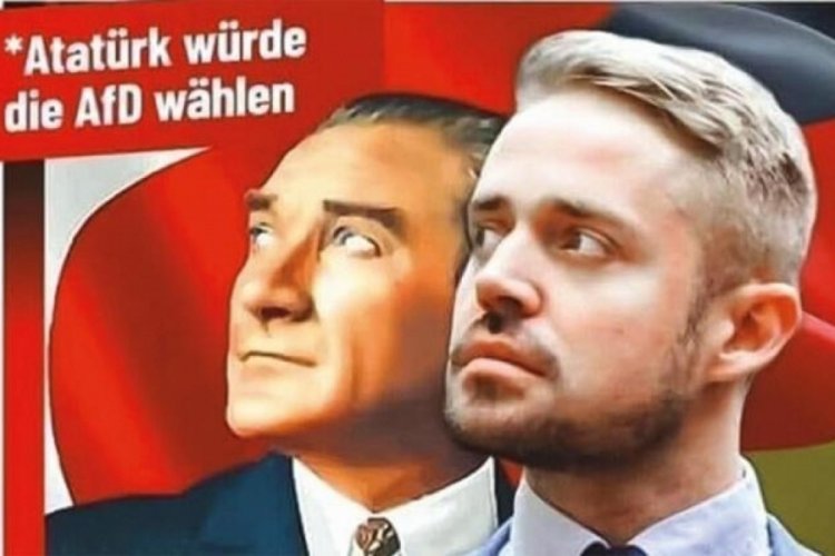 Berlin'de Atatürk'ün yer aldığı afişler büyük tepki çekti - Dünyadan ...
