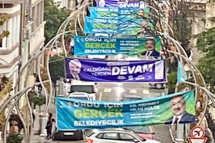Ordu'da pankart savaşları - Güncel Haberler - Bursadabugun.com