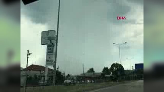 Bursa'da, yağmur bulutu manzarası şaşırttı - Bursadabugun.com